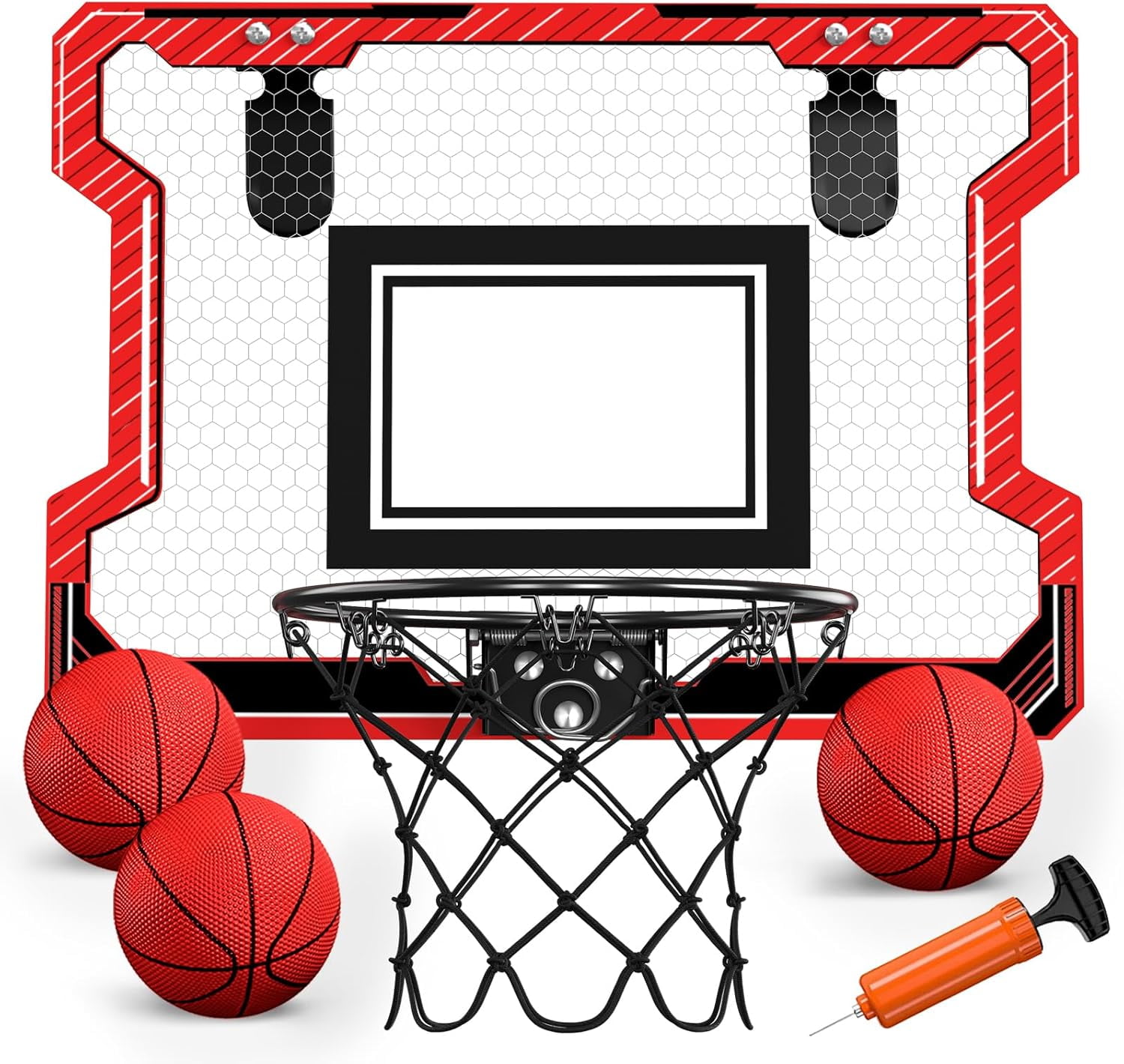 2 in 1 Basketball Arcade Game with 2 Dart Boards/Electronic Scoreboard ...