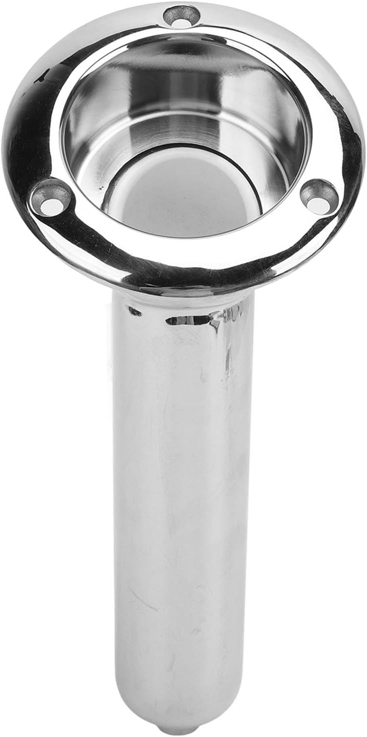 2 in 1 Boat Fishing Rod Cup Holder, Stainless Steel Fishing Rod Holder ...