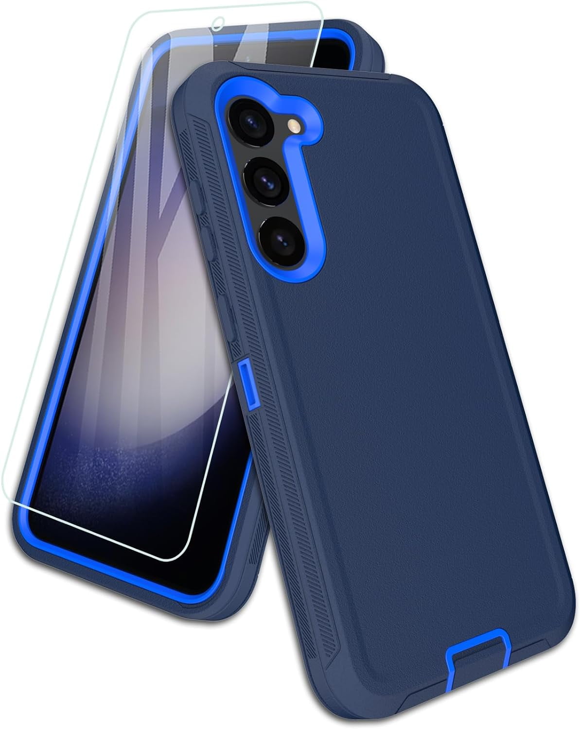 2 in 1 Bundle Designed for Samsung Galaxy A12 Heavy Duty Case with 1 ...