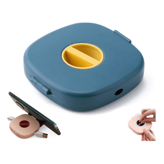 2 in 1 Cable Winder with Phone Stand, Durable Cable Organizer and ...