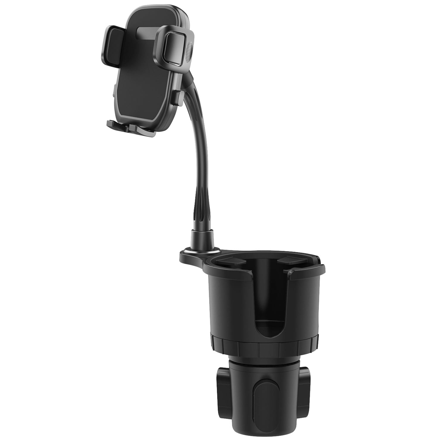 2 in 1 Car Cup Holder Car Phone Mount Automotive Drink Holder with 360 ...