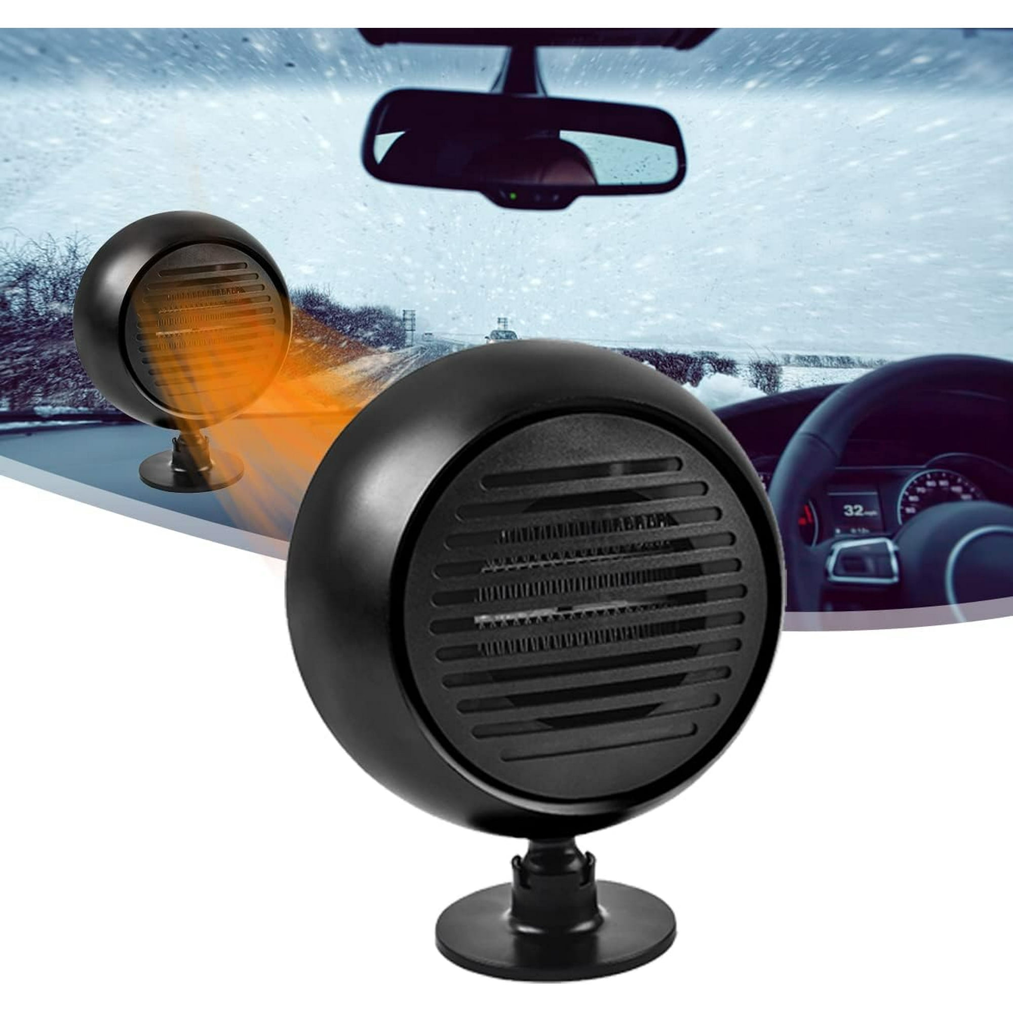 2 In 1 Car Heater Cooler Fan, 12V Car Heater Portable 180W Car Air ...