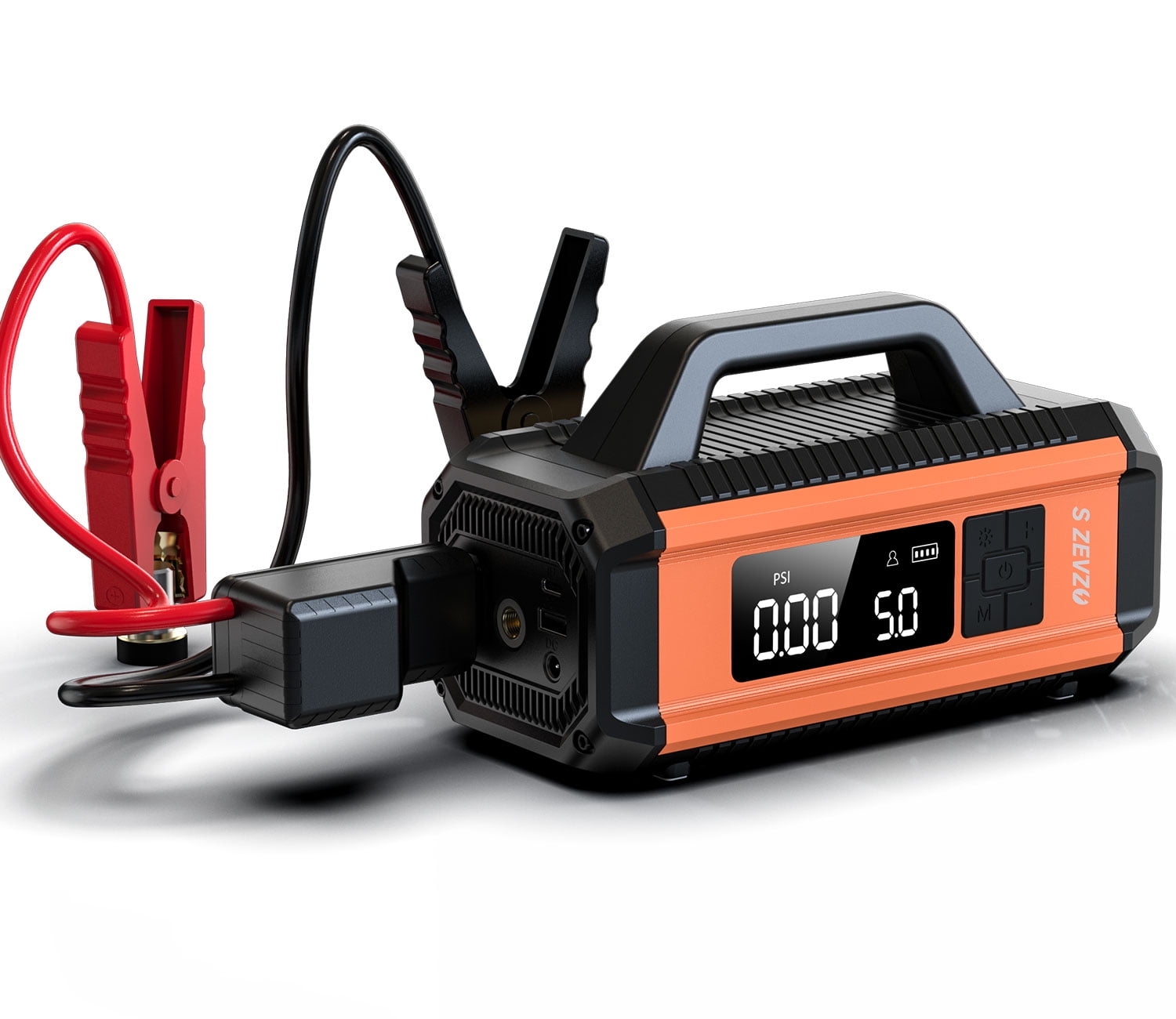 2 IN 1 Car Jumper Box with Air Compressor(Up to All Gas/10.0L Diesel ...