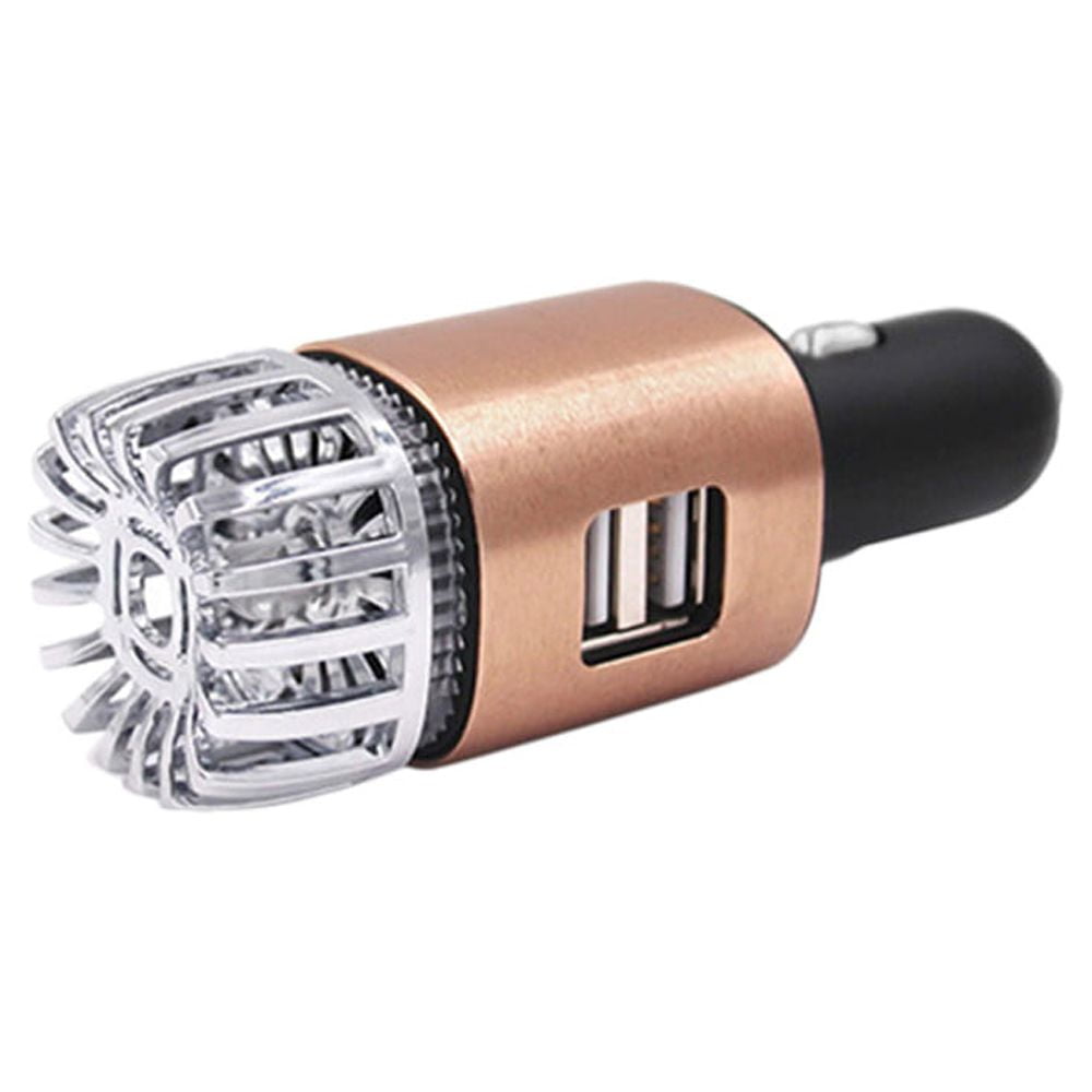 2 in 1 Car USB Ionic Air Purifier & Oxygen Bar Cleaner with 5.6M ...