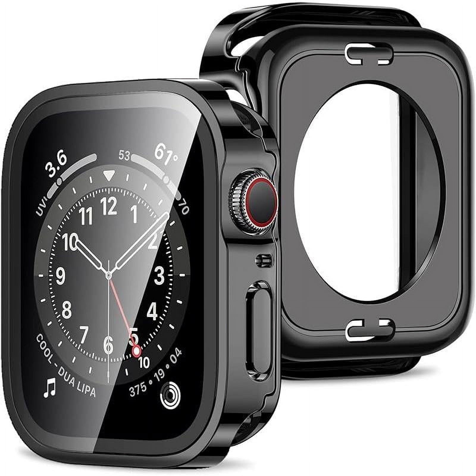 2 in 1 Case [2-Pack] Compatible with Apple Watch Series 9 8 7 45mm with ...