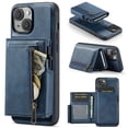 2 In 1 Case for iPhone 15 Plus, Premium PU Leather + TPU Wallet Case ...