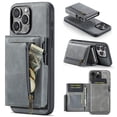 2 In 1 Case for iPhone 16 Pro, Premium PU Leather + TPU Wallet Case ...