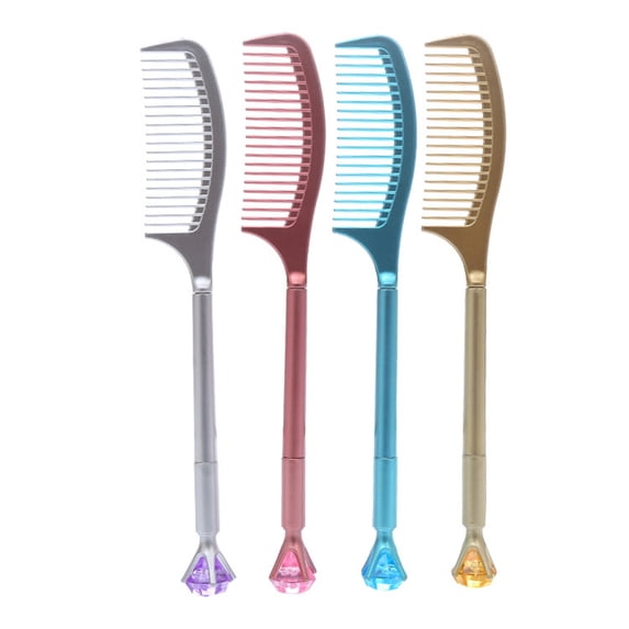 2 in 1 Comb Gel Pen with 0.5mm Fine Point Writing Tip, Styling Comb and ...