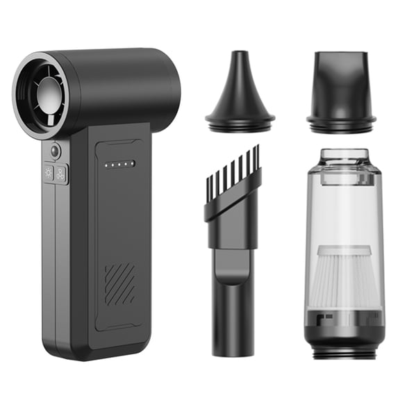 2 in 1 Compressed Air Duster Adjustable Speeds Super Power Cordless Air ...