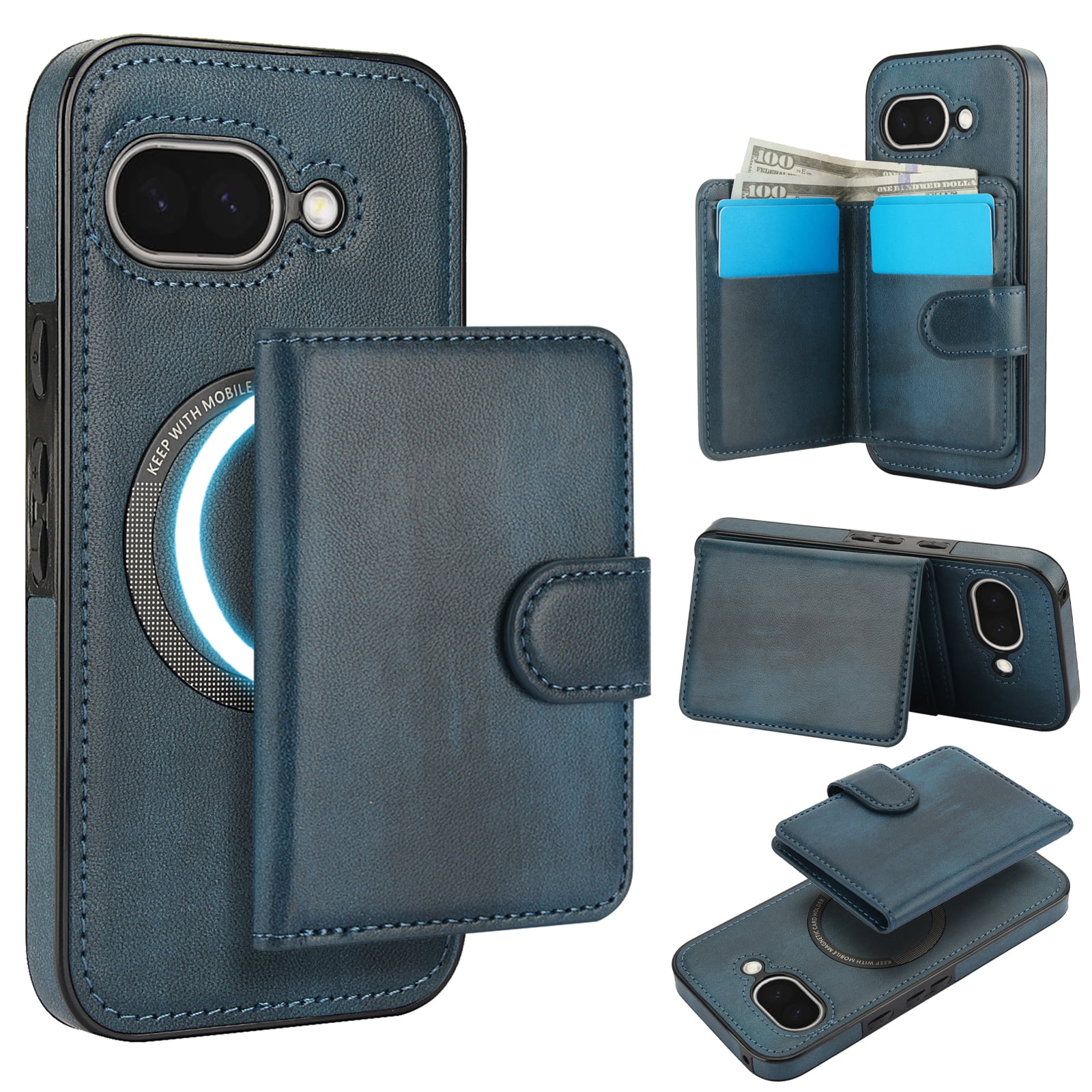 2 in 1 Detachable Magnetic Phone Cases Compatible with Google Pixel 9a ...