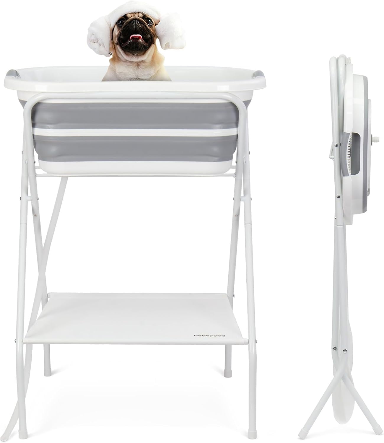 2 in 1 Dog Bath Tub Dog Washing Station for Bathing and Grooming ...