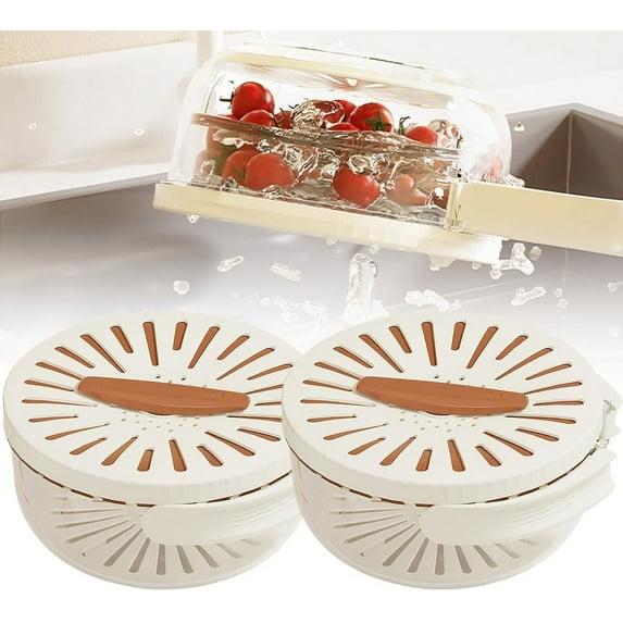 2 in 1 Draining and Preservation Basket, Multi-Functional Kitchen ...