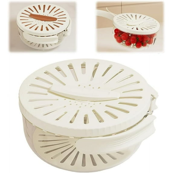 2 in 1 Draining and Preservation Basket, Multi-Functional Kitchen ...