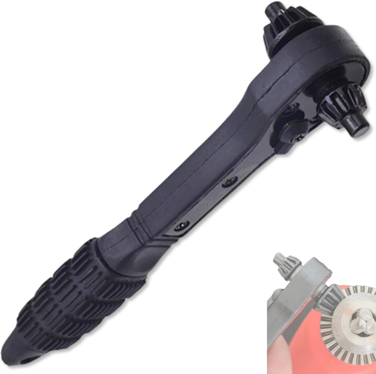 2 In 1 Drill Chuck Key Ratchet Wrench，Drill Chuck Ratchet Spanner Mini ...