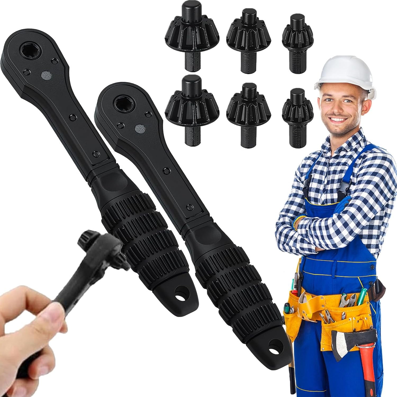 2 in 1 Drill Chuck Ratchet Spanner, Drill Chuck Ratchet, Universal ...