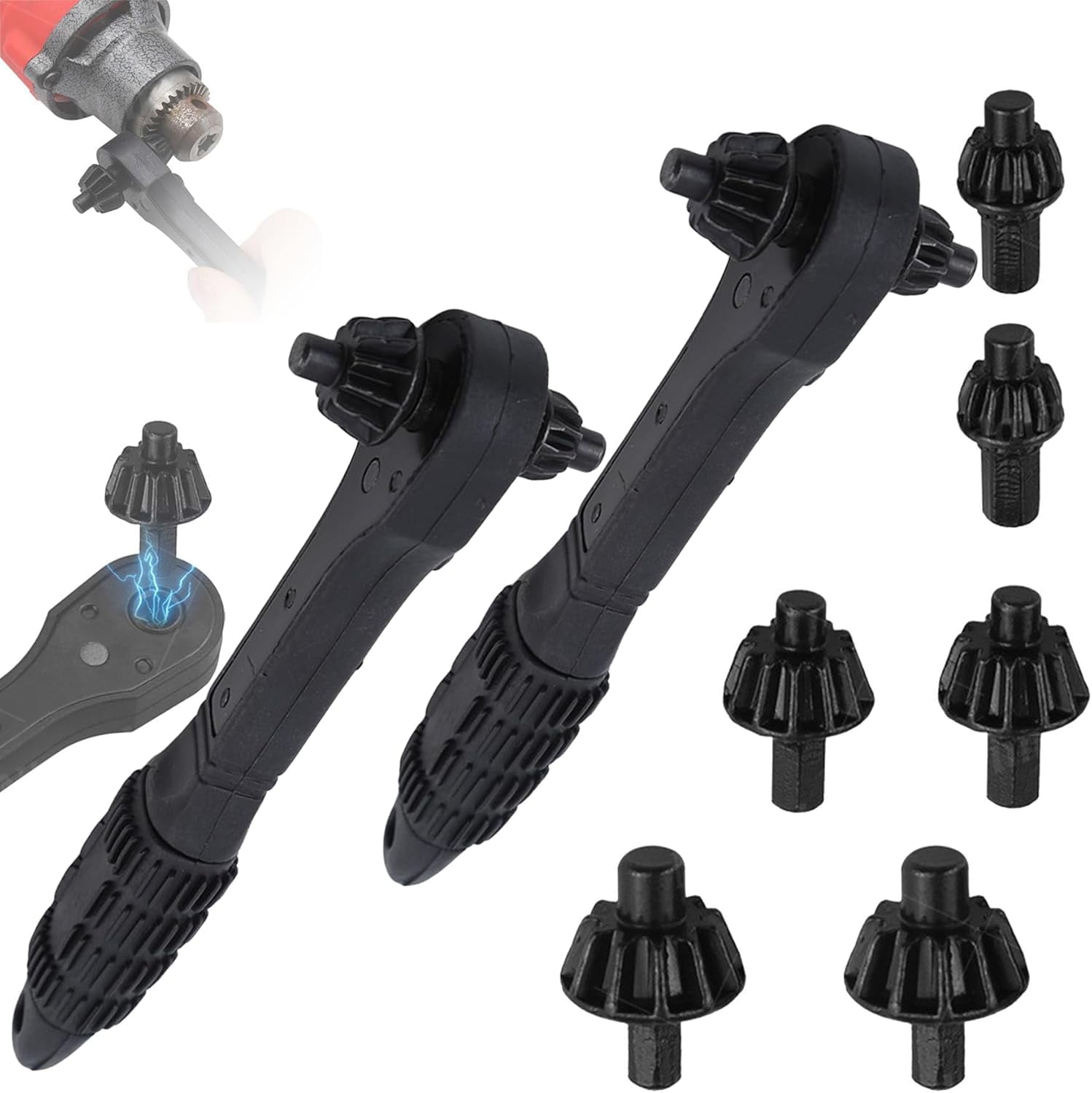 2 in 1 Drill Chuck Ratchet Spanner - Drill Chuck Ratchet Wrench Key ...