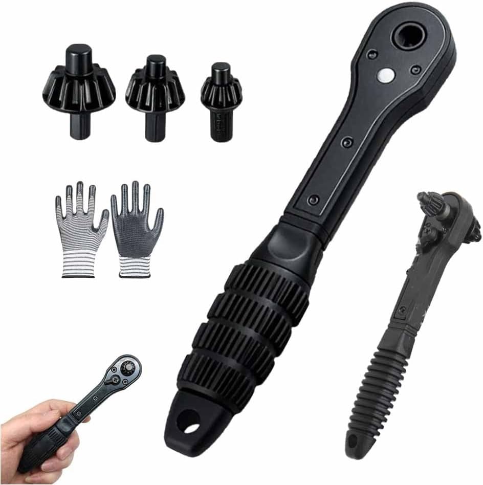 2 in 1 Drill Chuck Ratchet Spanner, Quick Change Adapter Spanner 1/2 ...