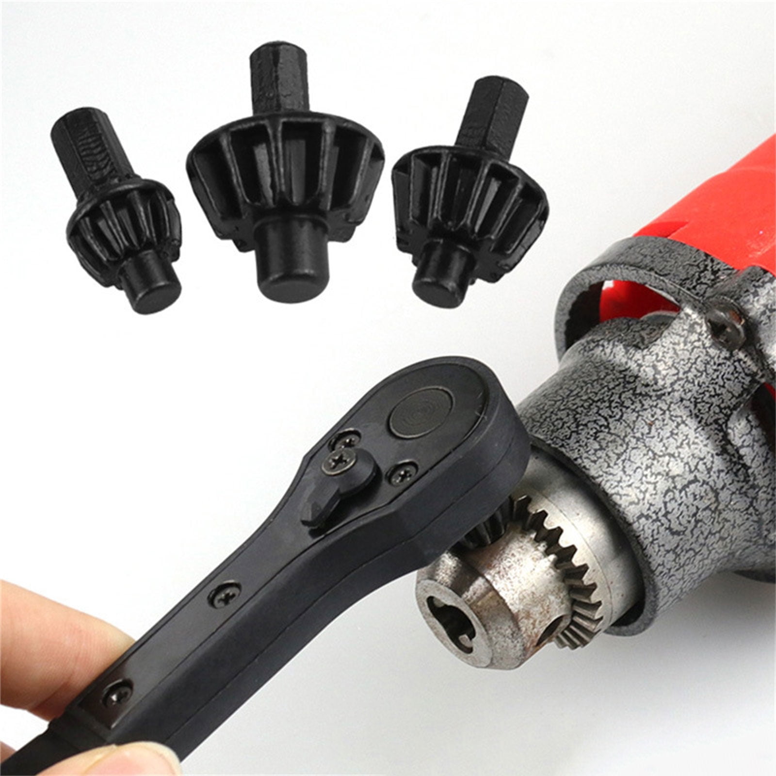 2 in 1 Drill Chuck Ratchet Spanner, Quick Change Adapter Spanner 1/2 ...
