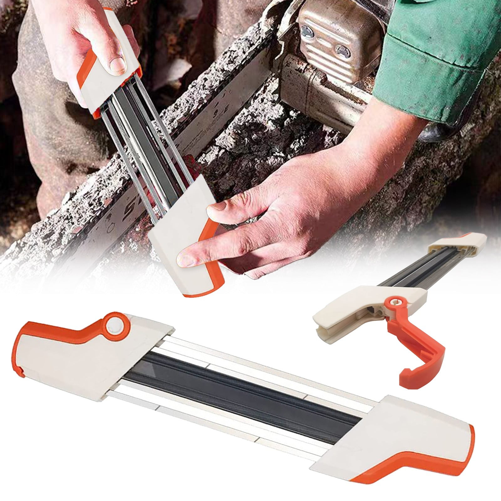2 in 1 Easy File Chainsaw Chain Sharpener for Stihl Chainsaw Chain .325 ...