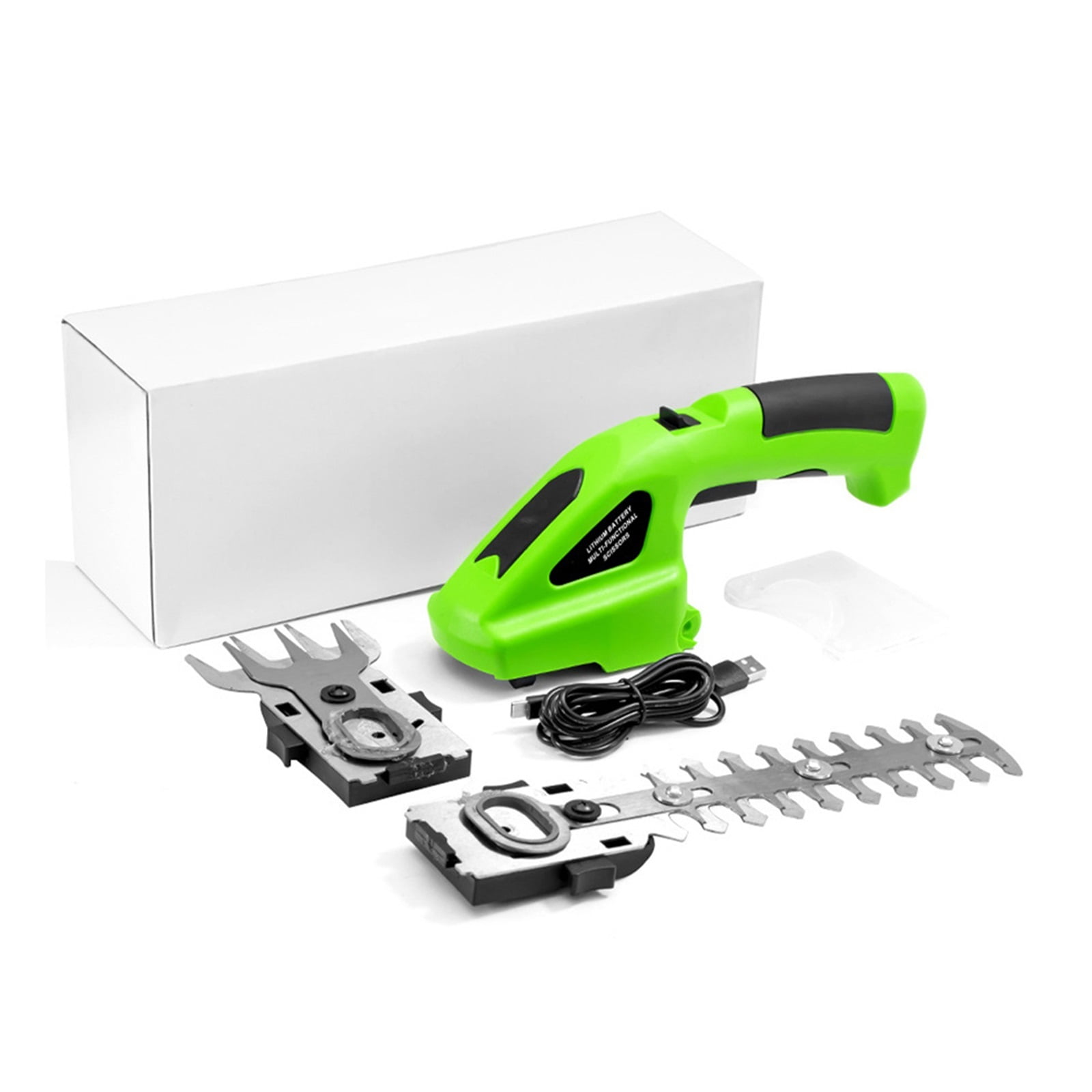 2 In 1 Electric Hedge Trimmer 3.6V Cordless Hedge Cutter Portable One ...