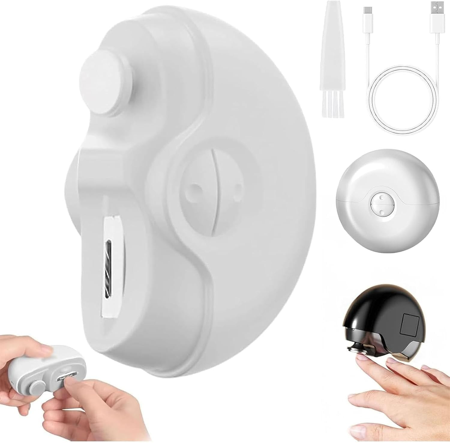 2 in 1 Electric Polishing Automatic Nail Clippers, 2024 Electric Nail ...