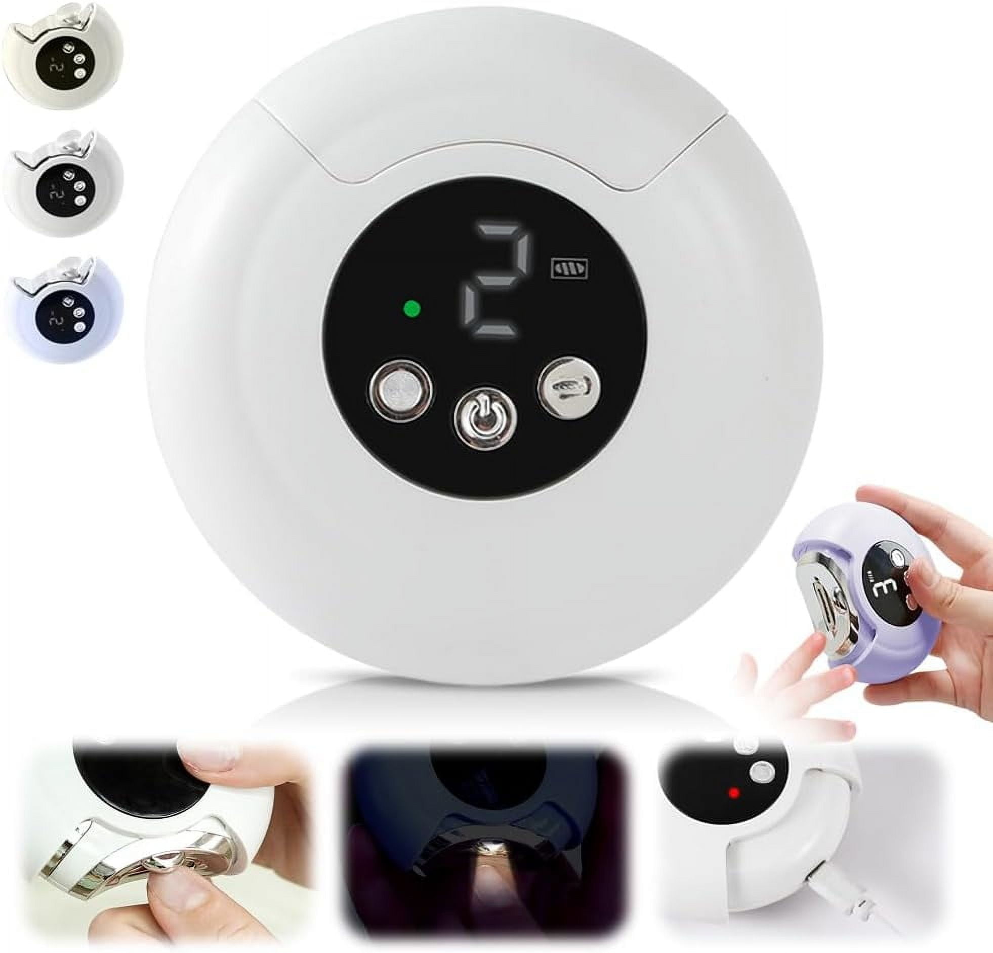 2 in 1 Electric Polishing Automatic Nail Clippers, 2025 New Electric ...