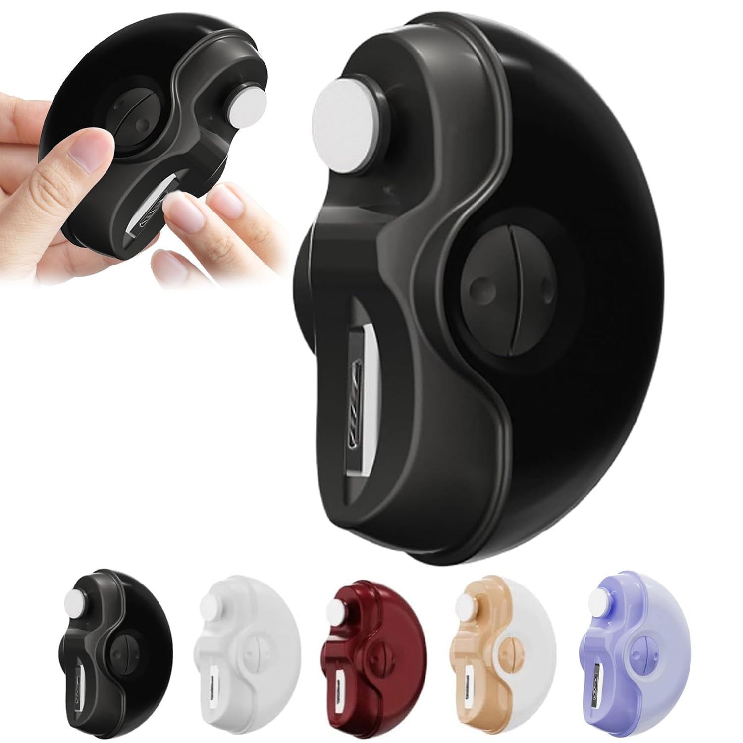 2 in 1 Electric Polishing Automatic Nail Clippers,2025 Upgraded ...