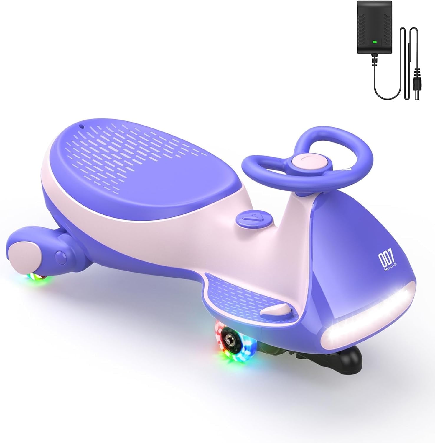 FanttikRide 6V N7 Classic Electric Wiggle Car with Pedal, Rechargeable ...