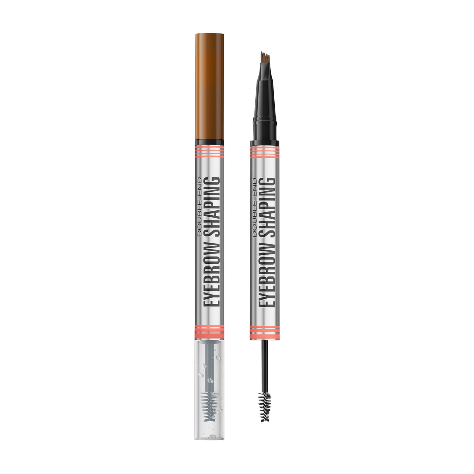 2 In 1 Eyebrow Pencil, Eyebrow Pen, Waterproof Eyebrow Pencil with 4 ...