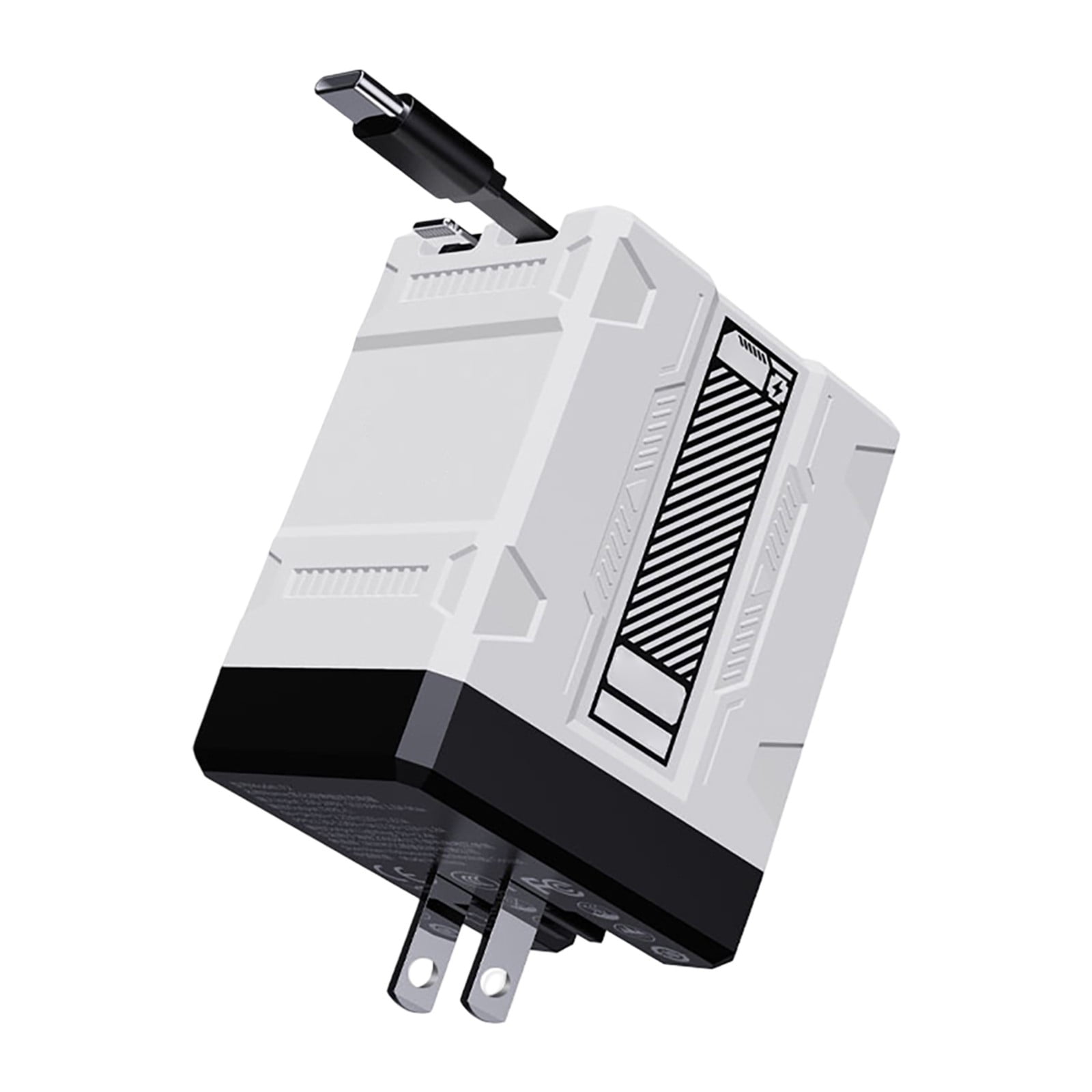 2 In 1 Fast Charger 120w Upgraded Retractable Scalable Super Fast ...