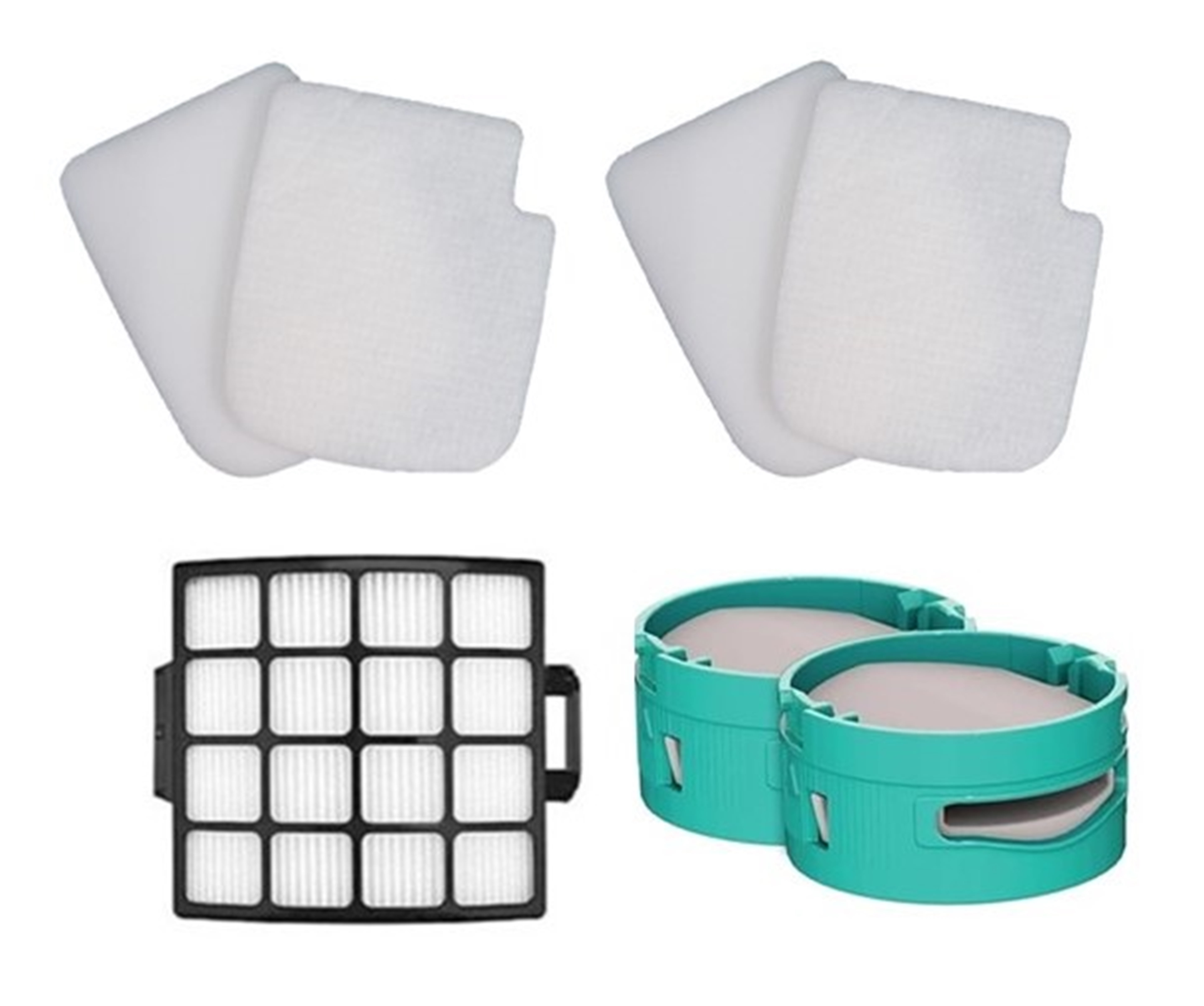 Casa Vacuums 2+1 Filter Kit, 2 Odor Neutralizing Cartridges, Compatible ...