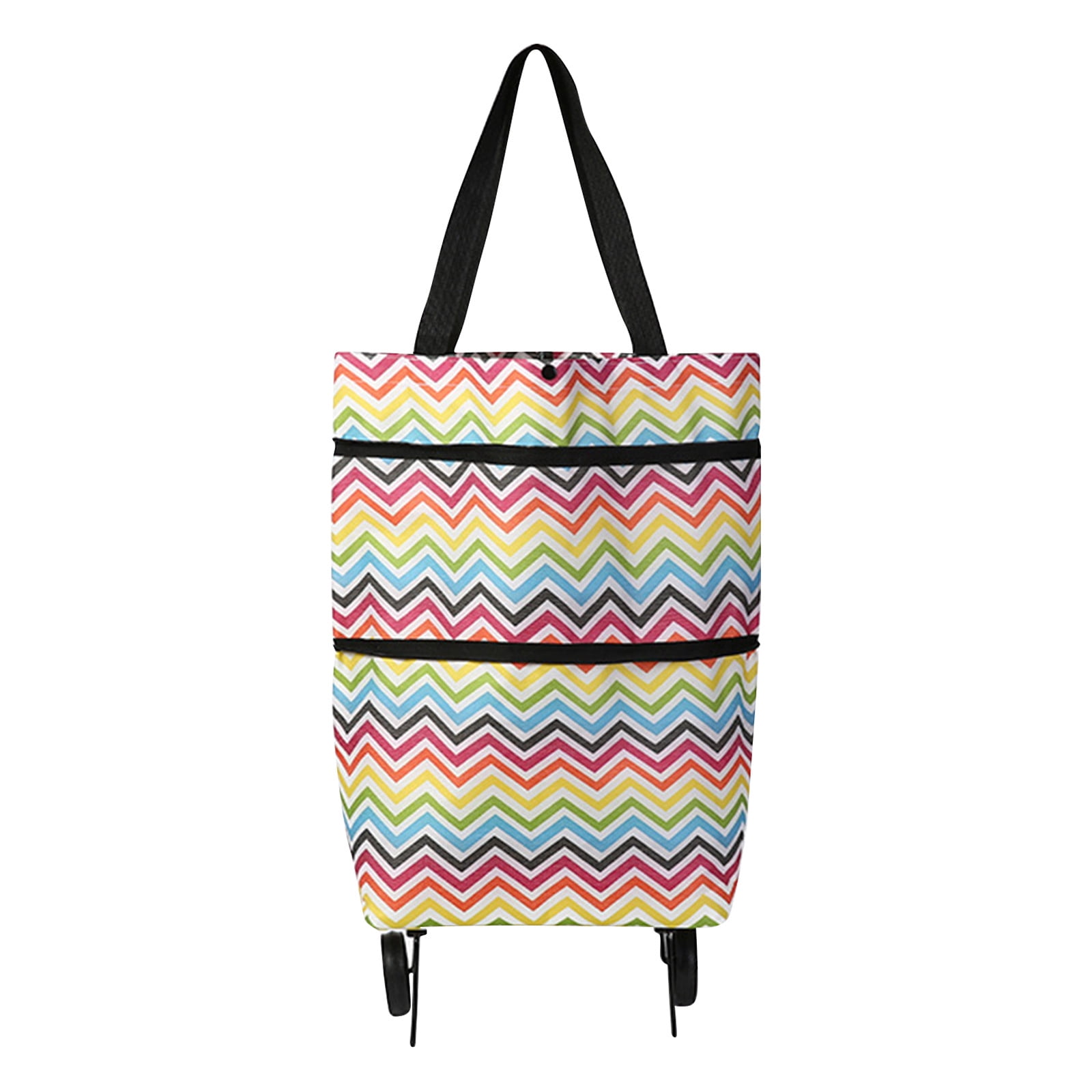 2 In 1 Foldable Shopping Trolley Bag Convertible Between Shoulder Bag ...