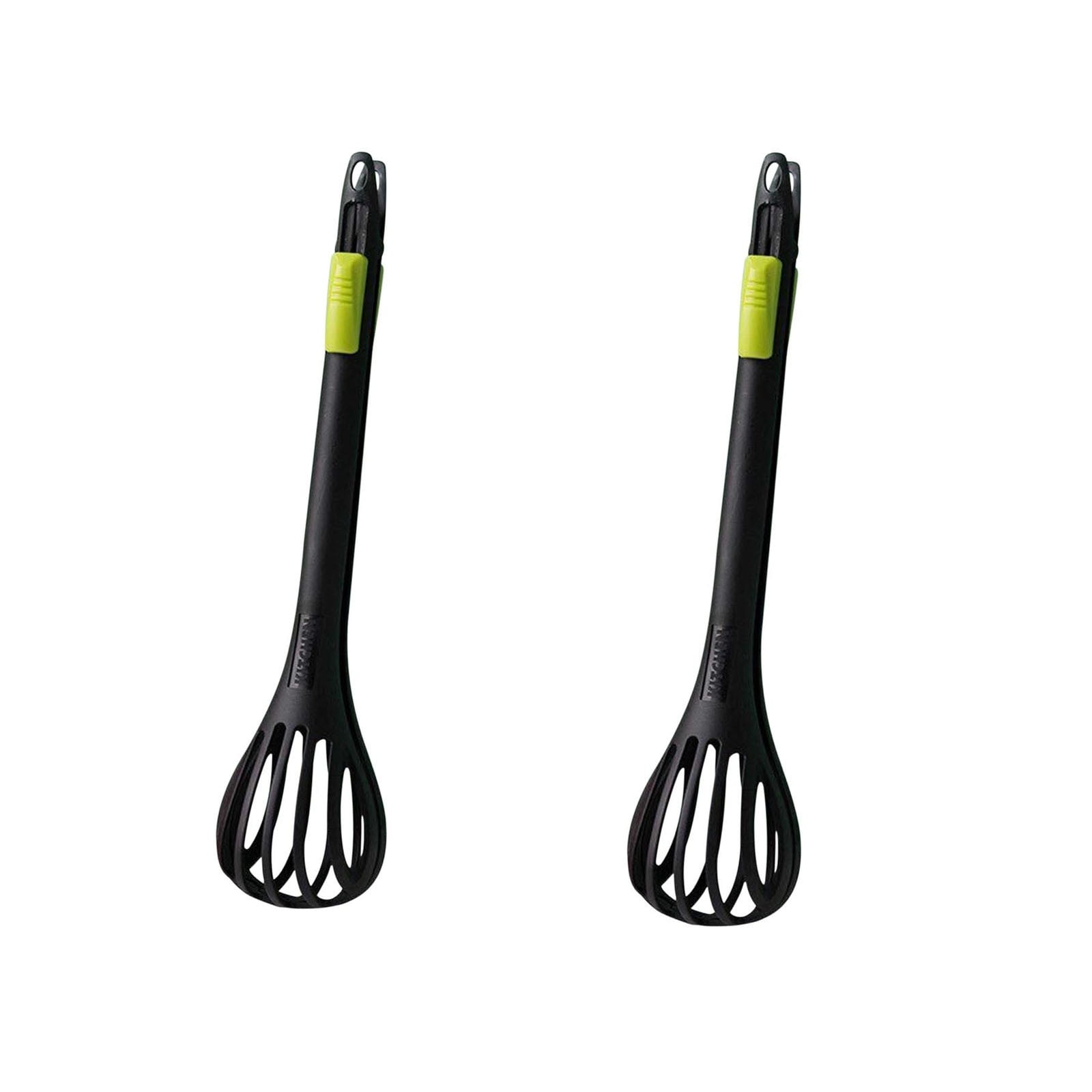2 In 1 Food Tongs And Whisk Multifunctional Whisk Hand Handheld Plastic ...