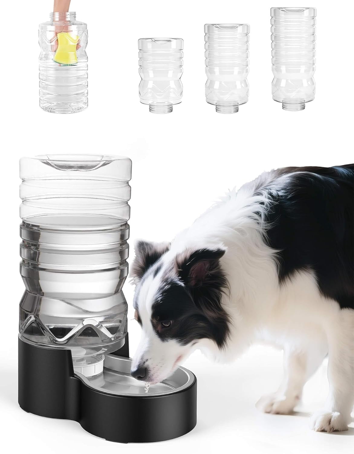 2.1 Gallon Automatic Dog Water Dispenser【Wide Mouth for Easy Hand-in ...