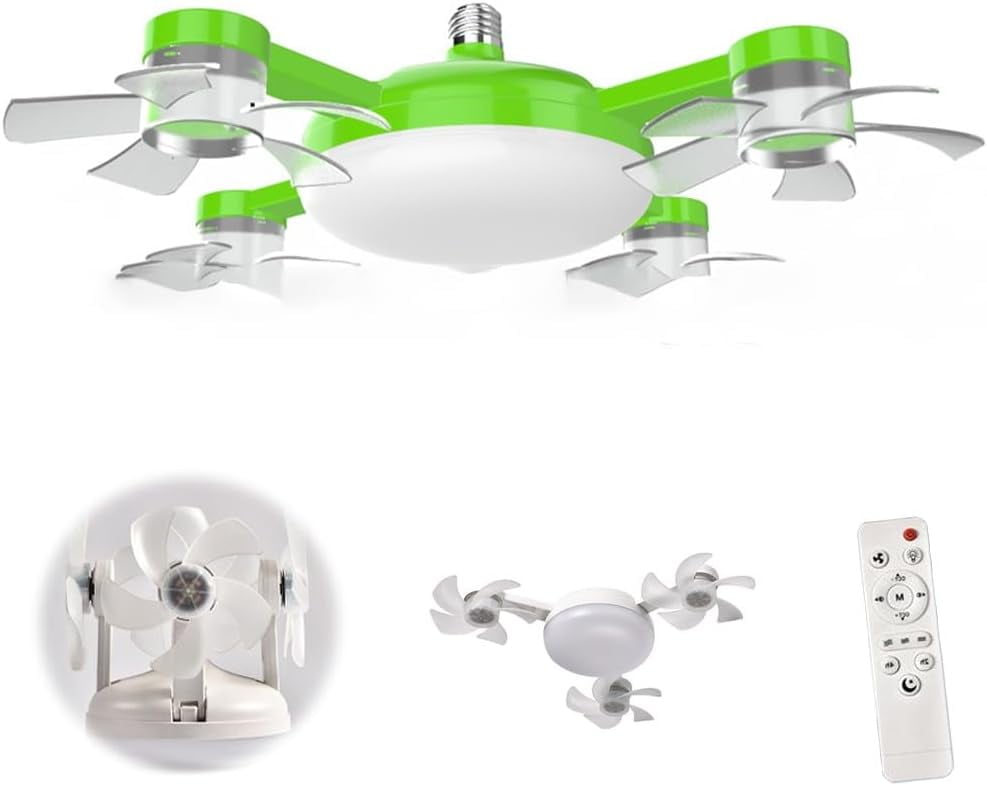 2 in 1 Hanging Fan with LED Lantern, Amazing Dual Fans and Light, 2025 ...