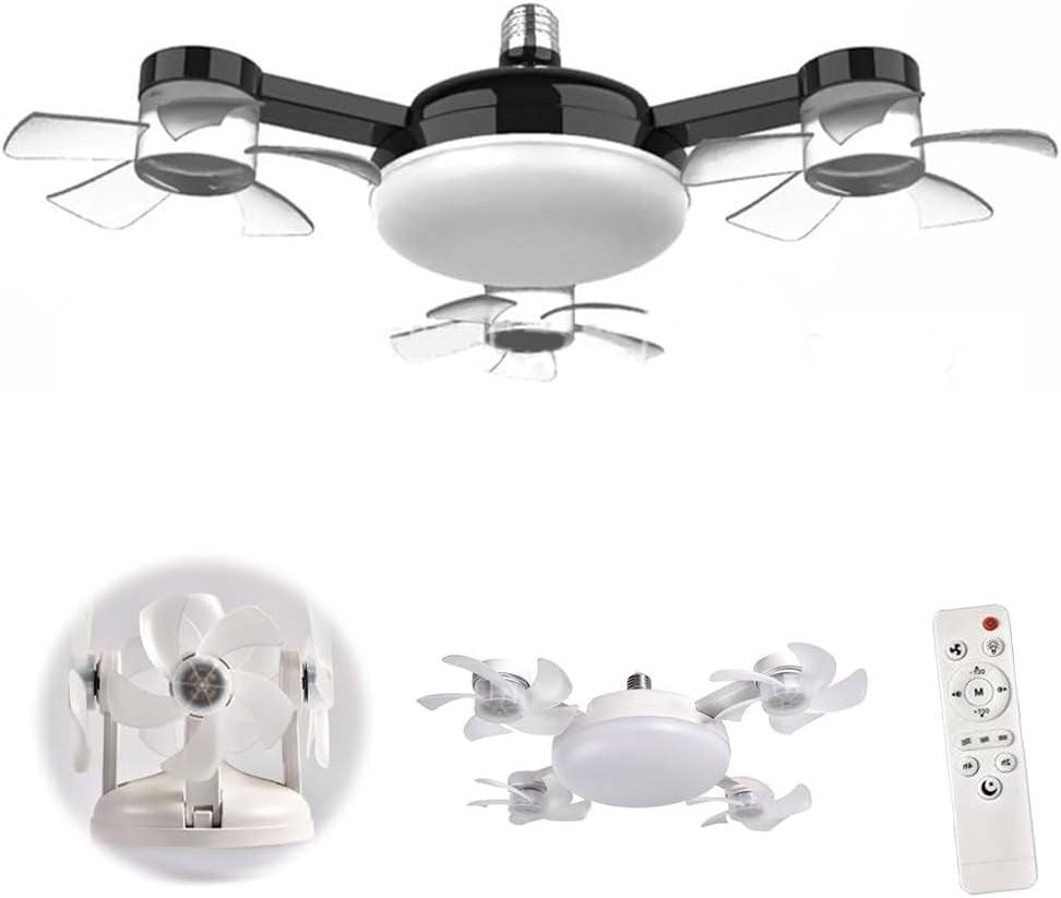 2 in 1 Hanging Fan with LED Lantern, Amazing Dual Fans and Light, 2025 ...