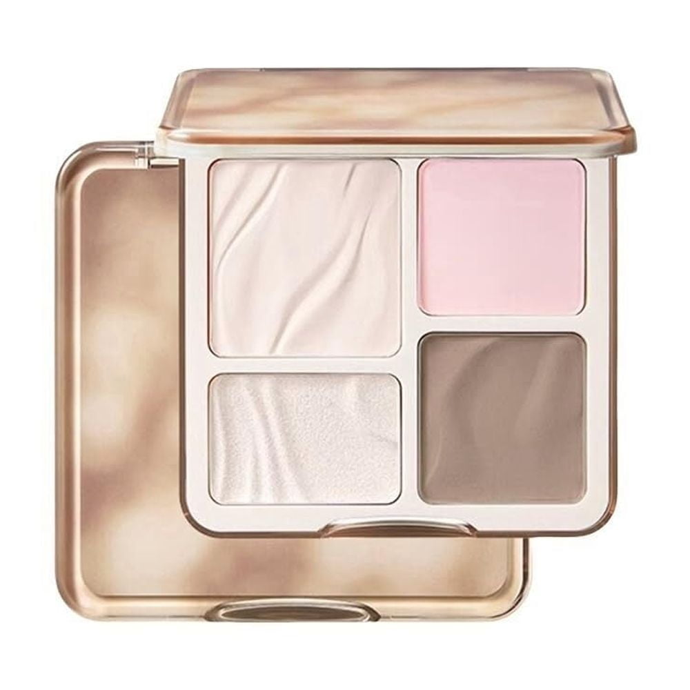 2 In 1 Highlighter Contour Palette, Eyeshadow Makeup Palette, Sculpt ...