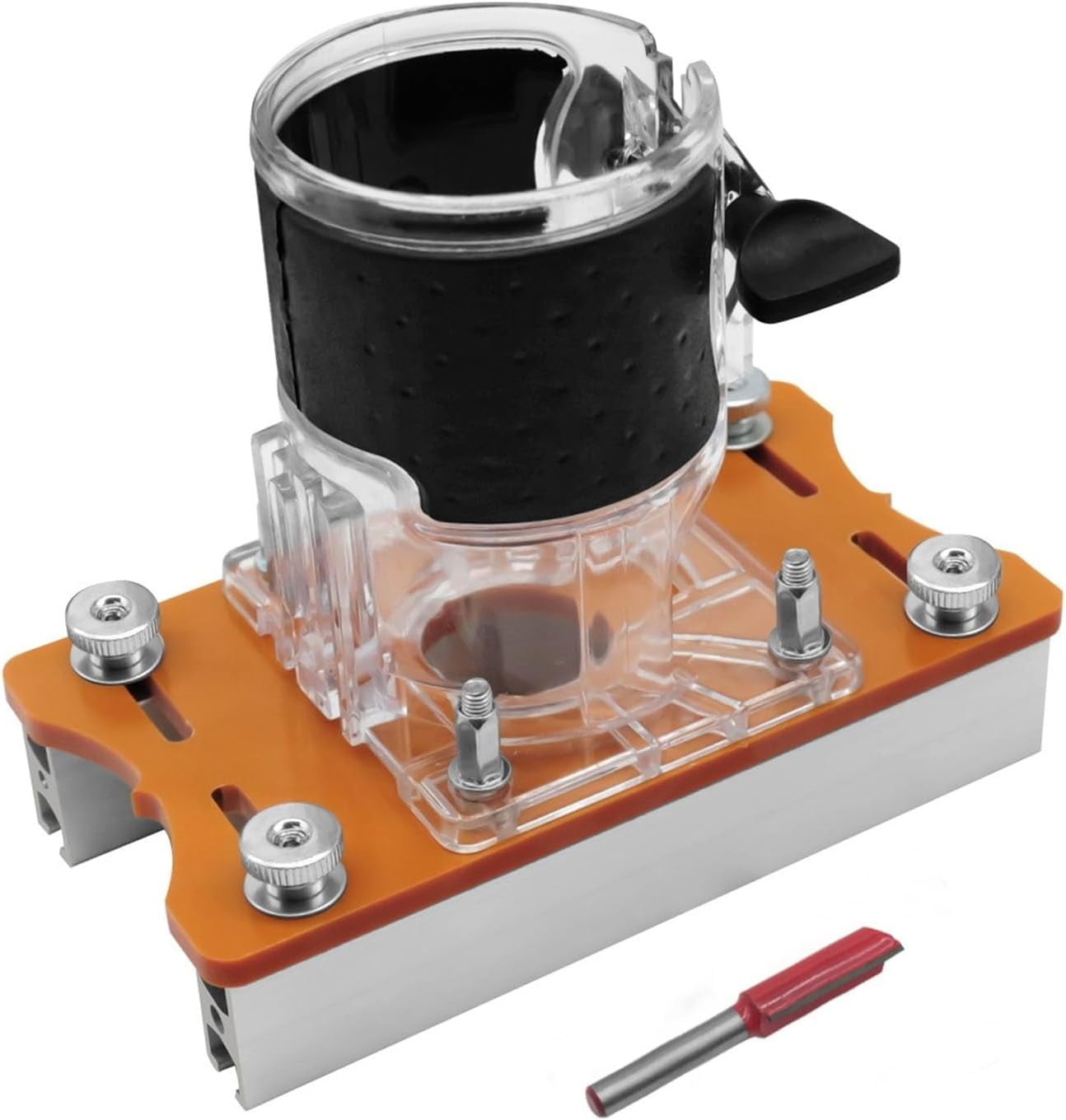 2 in 1 Invisible Fastener Slotting Bracket, Woodworking Router Base ...