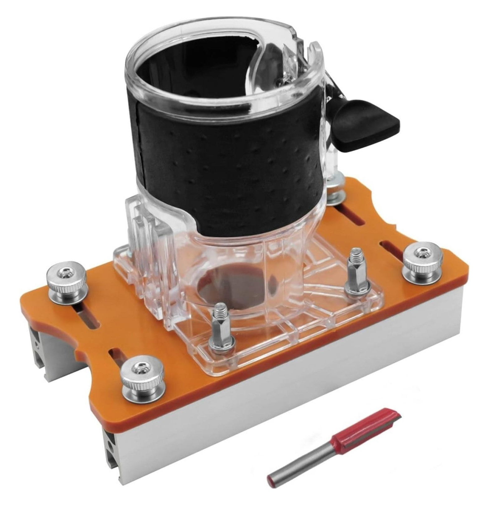 2 in 1 Invisible Fastener Slotting Bracket, Woodworking Router Base ...
