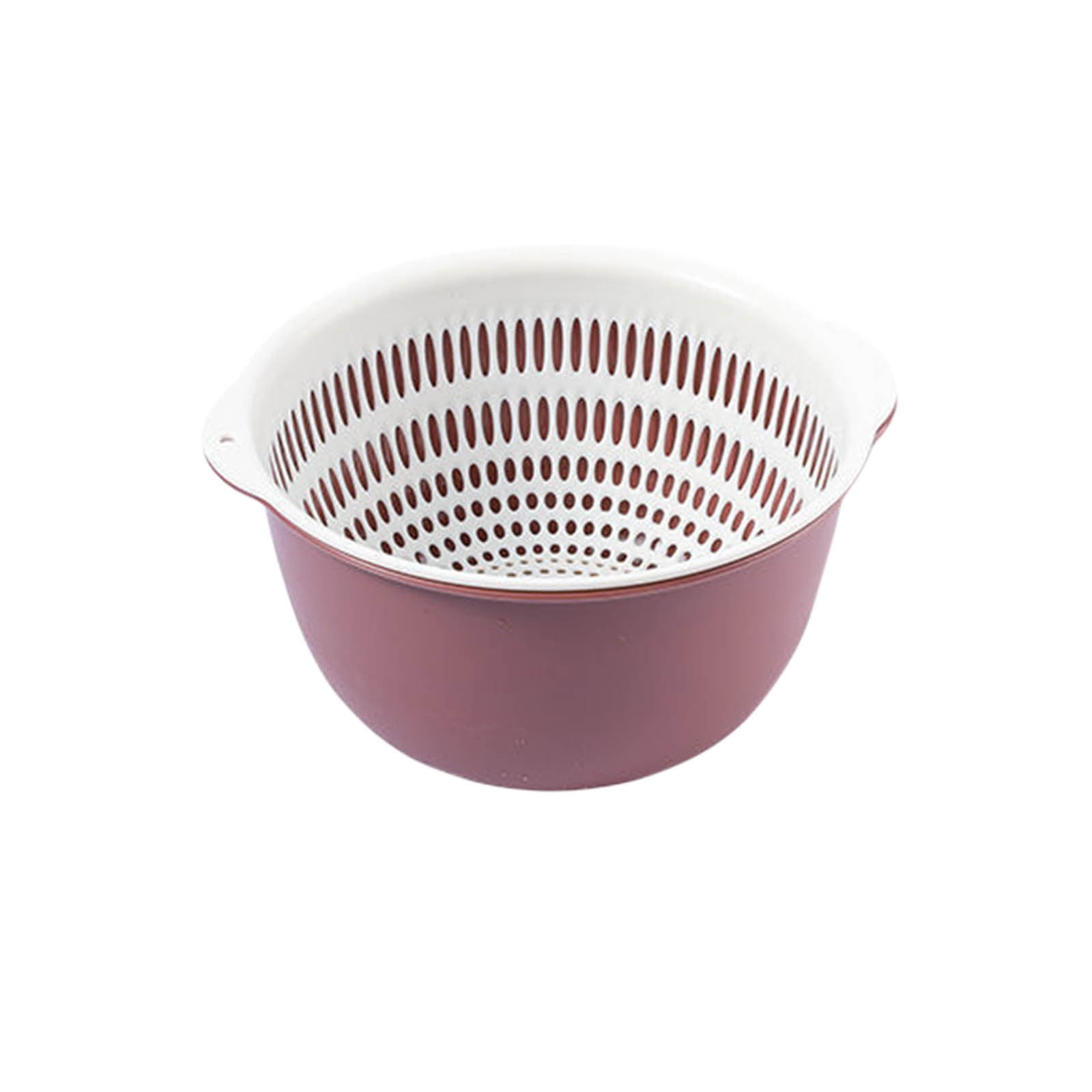 2 in 1 Kitchen Colander with Bowl Strainer, BPA Free Plastic Fruits and ...