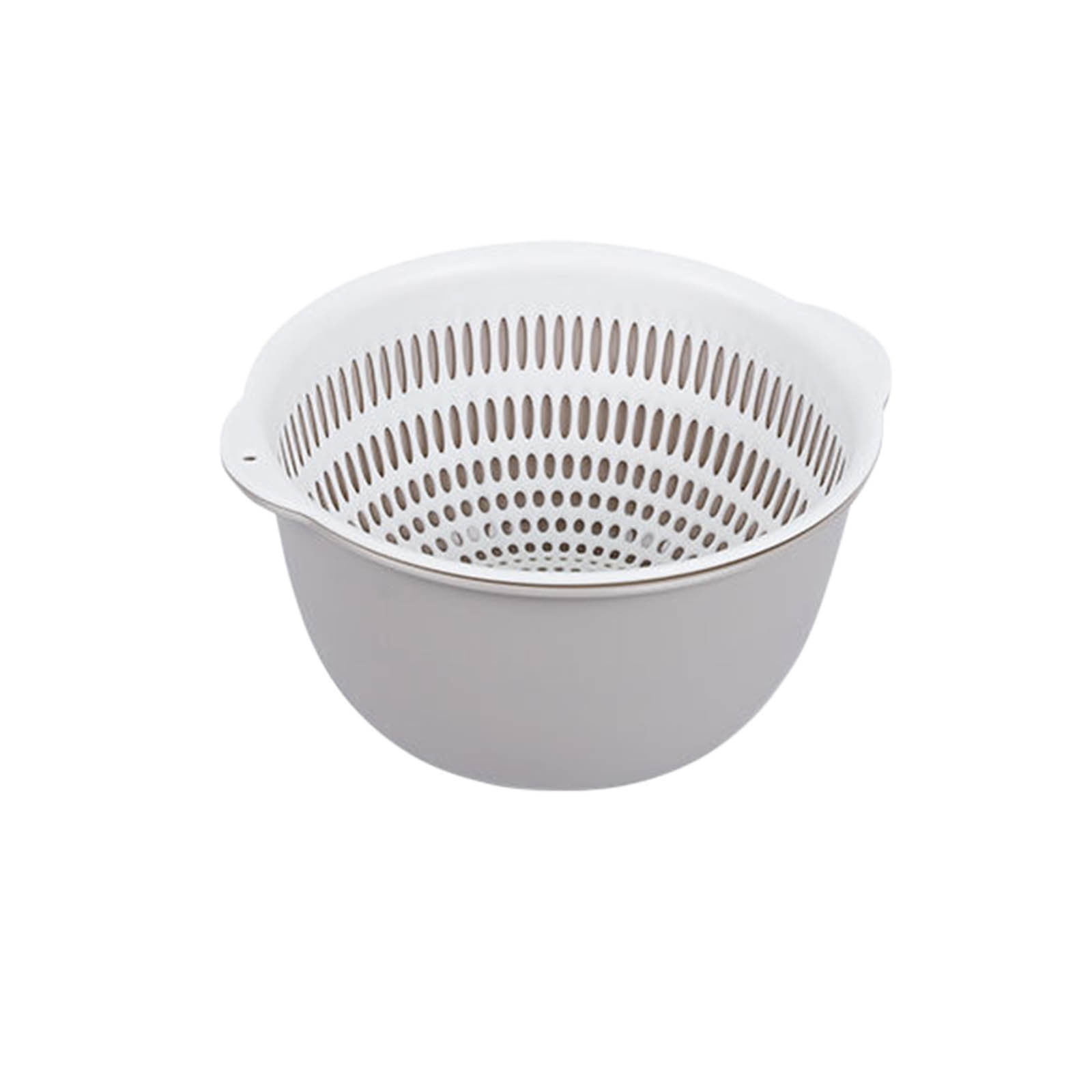 2 in 1 Kitchen Colander with Bowl Strainer, BPA Free Plastic Fruits and ...