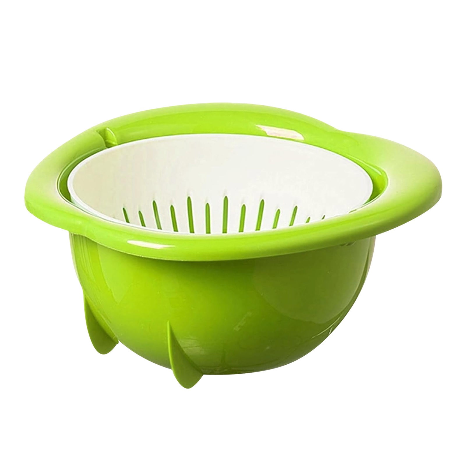 2-1 Kitchen Colander Rotating Washing Basket Home & Kitchen Food ...