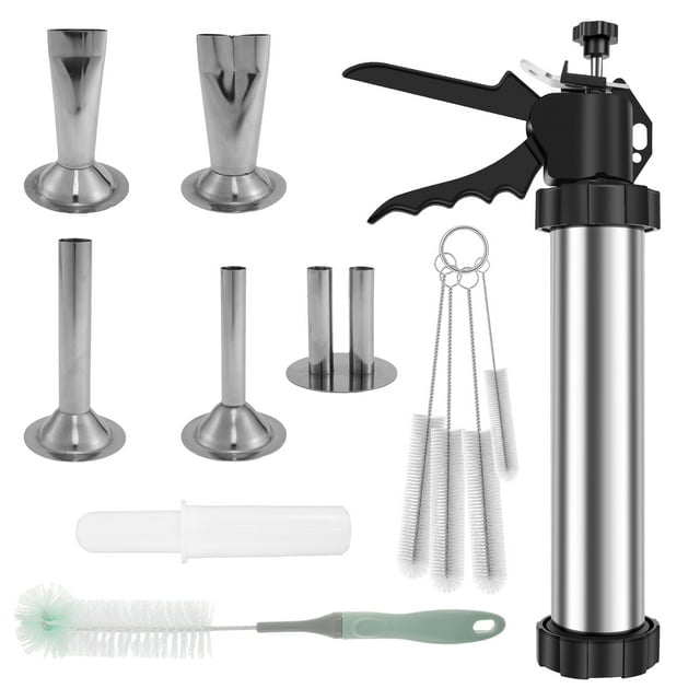 2.1 LB Professional Jerky Gun Kits,Sausage Stuffer,Stainless Steel ...