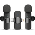2 in 1 Lavalier Microphone for iPad and Android Phone, Plug and Play ...