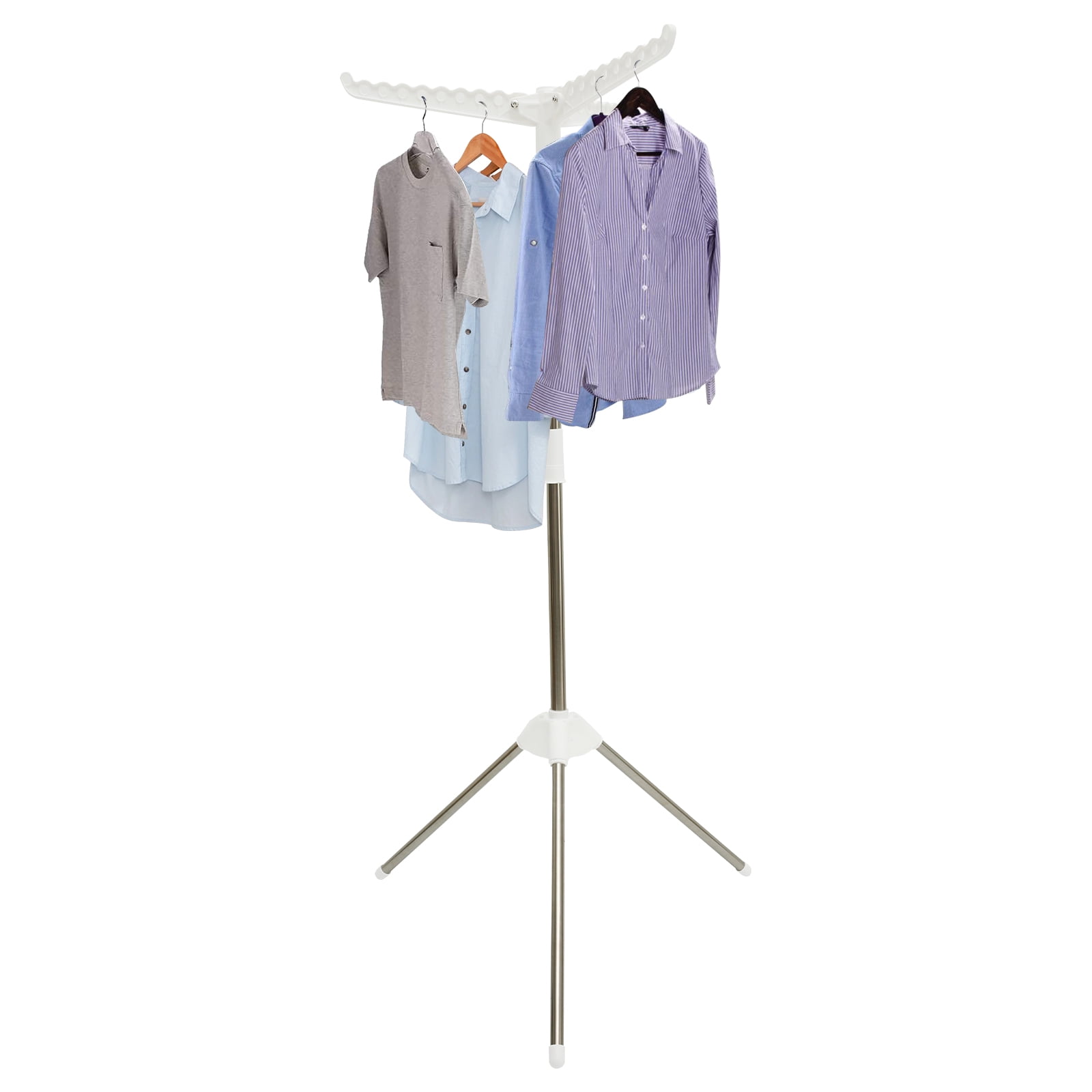 2/1 Layers Clothes Drying Rack with Rotating Clothes Rail Stainless ...