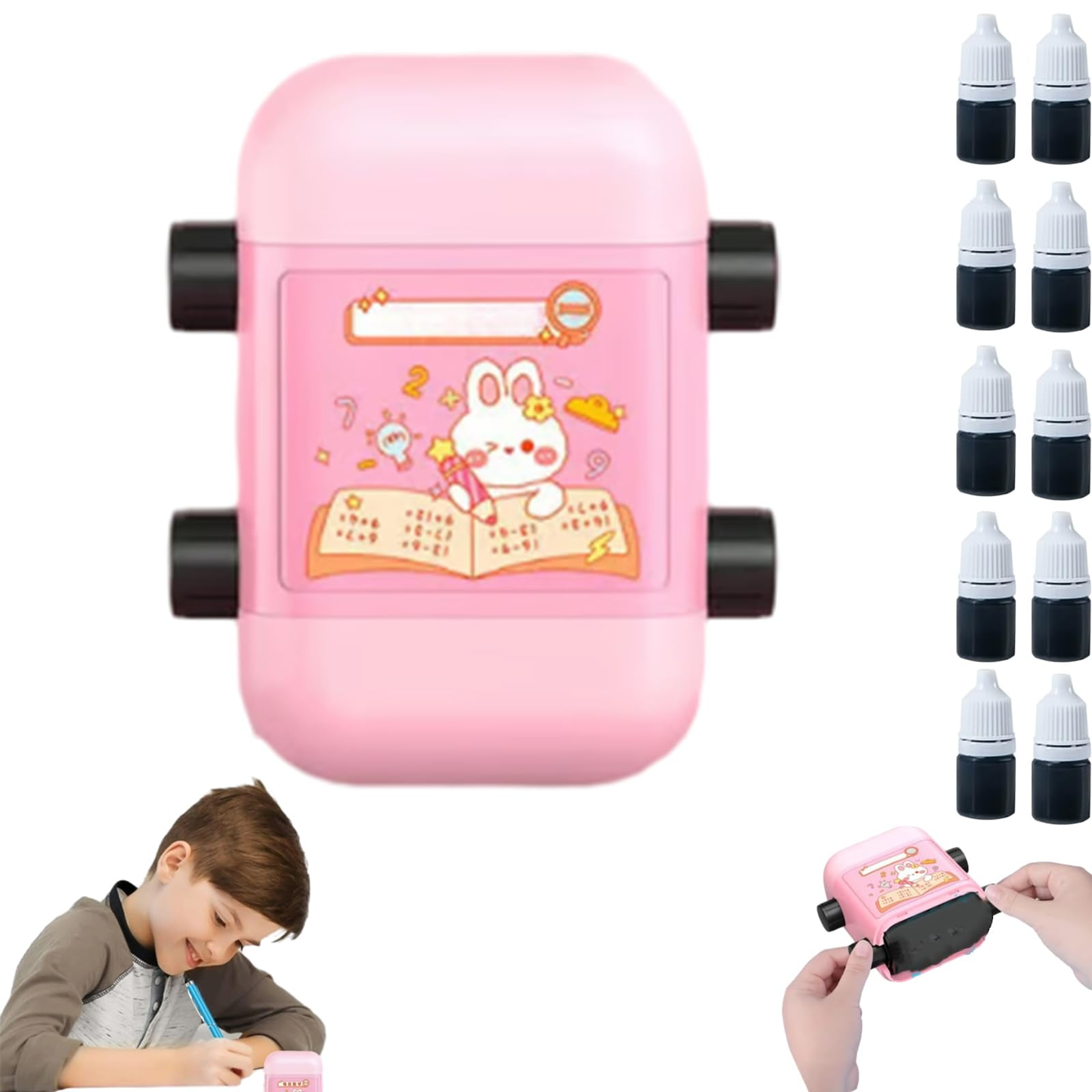 2 in 1 Math Stamps for Kids, Roller Digital Teaching Stamp, Math Roller ...