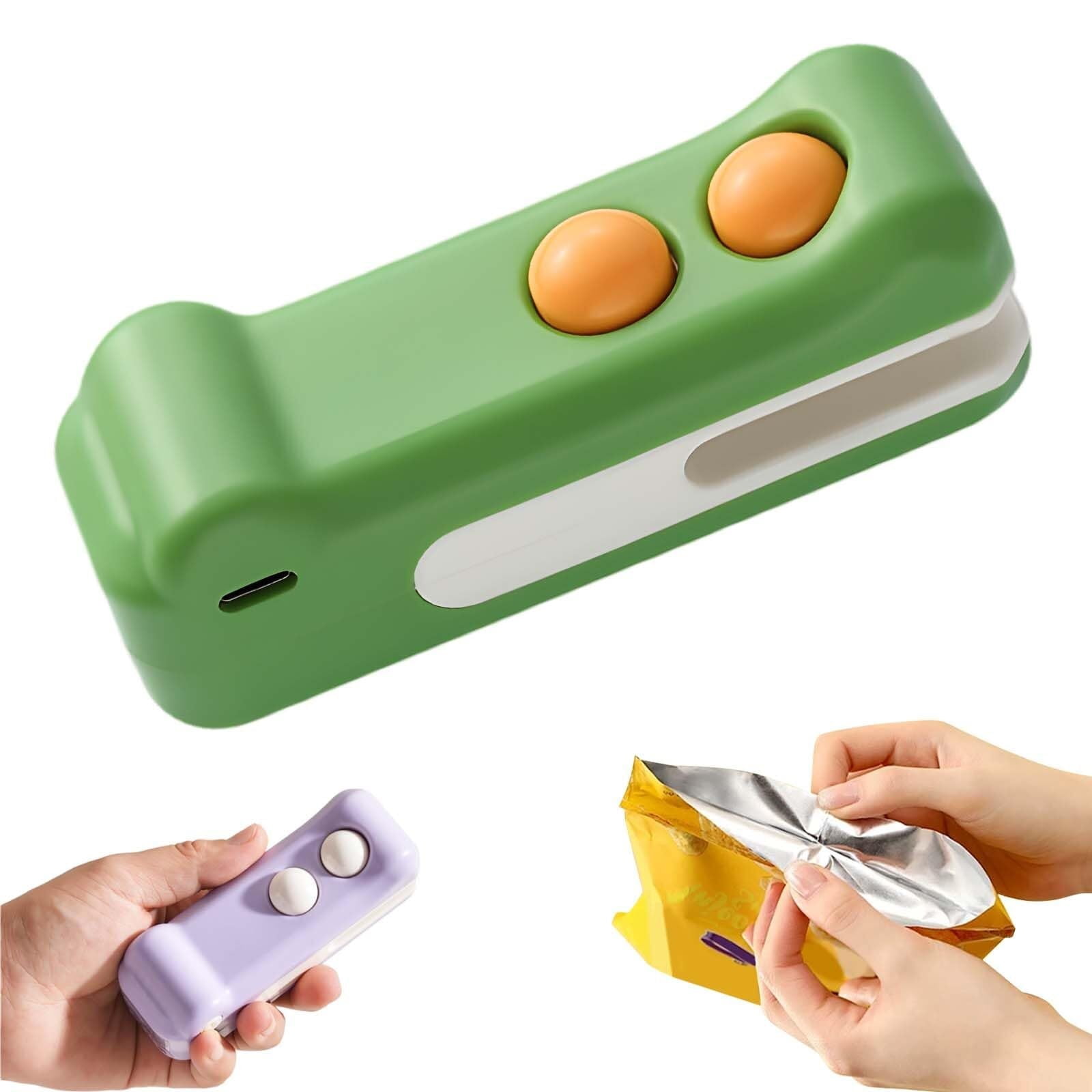 2 in 1 Mini Bag Sealer with Cutter and Magnet, 2025 New Handheld ...