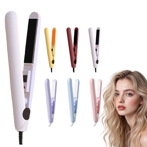 2 in 1 Mini Dual Purpose Curling Iron, 2026 New Portable Curling Wand ...