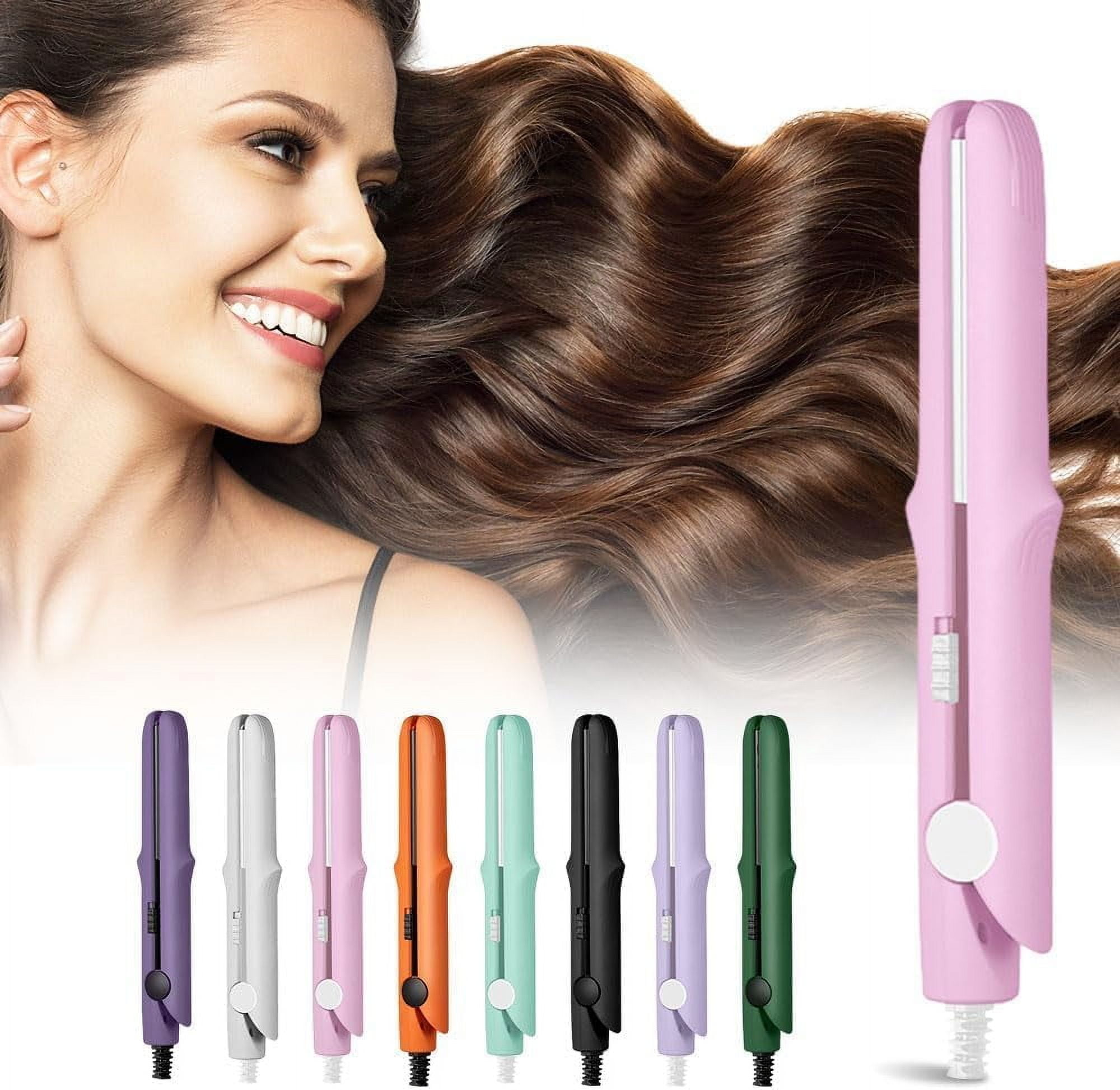 2 in 1 Mini Dual Purpose Curling Iron, 2026 New Portable Curling Wand ...
