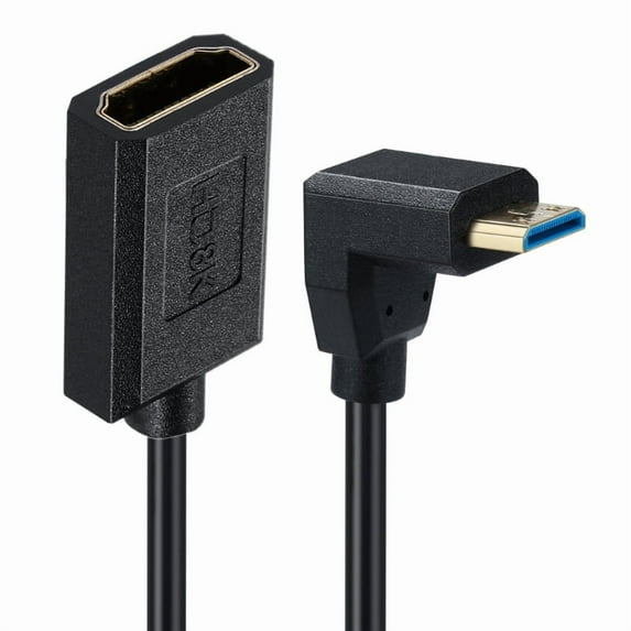 2.1 Mini HDMI-compatible To HDMI-compatible Female Adapter Cable ...